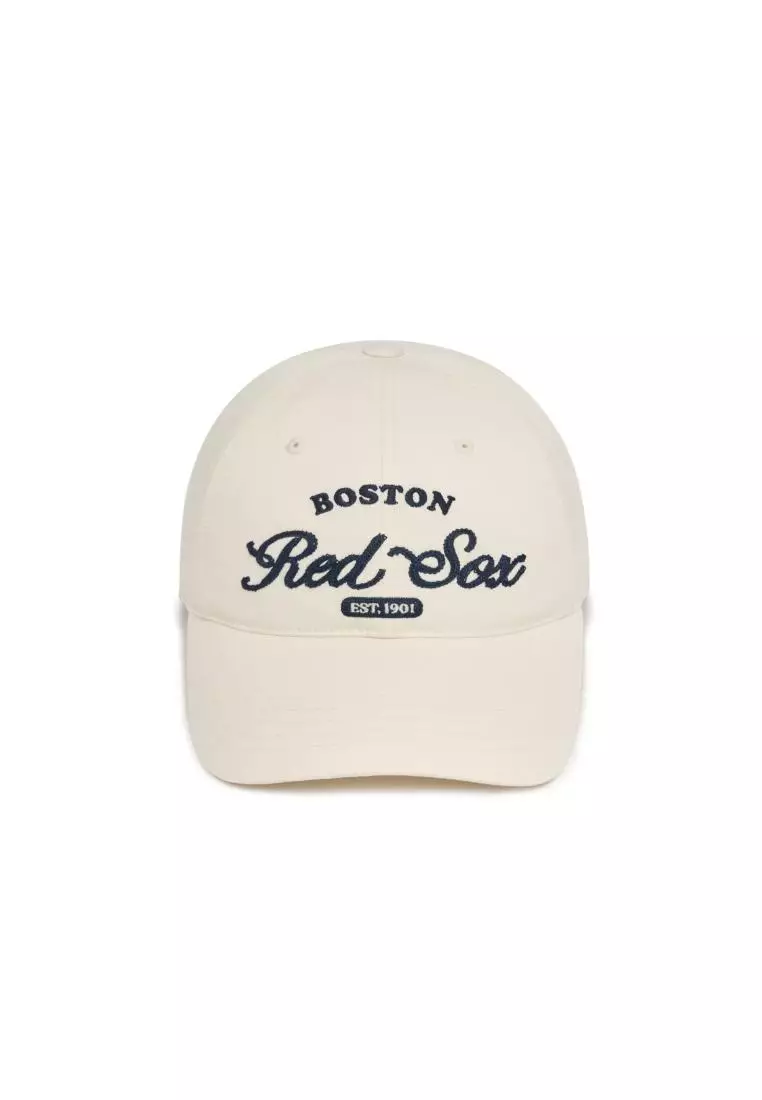 MLB MLB BASIC CURSIVE LOGO UNSTRUCTURED BALL CAP BOSTON RED SOX 2025 ...