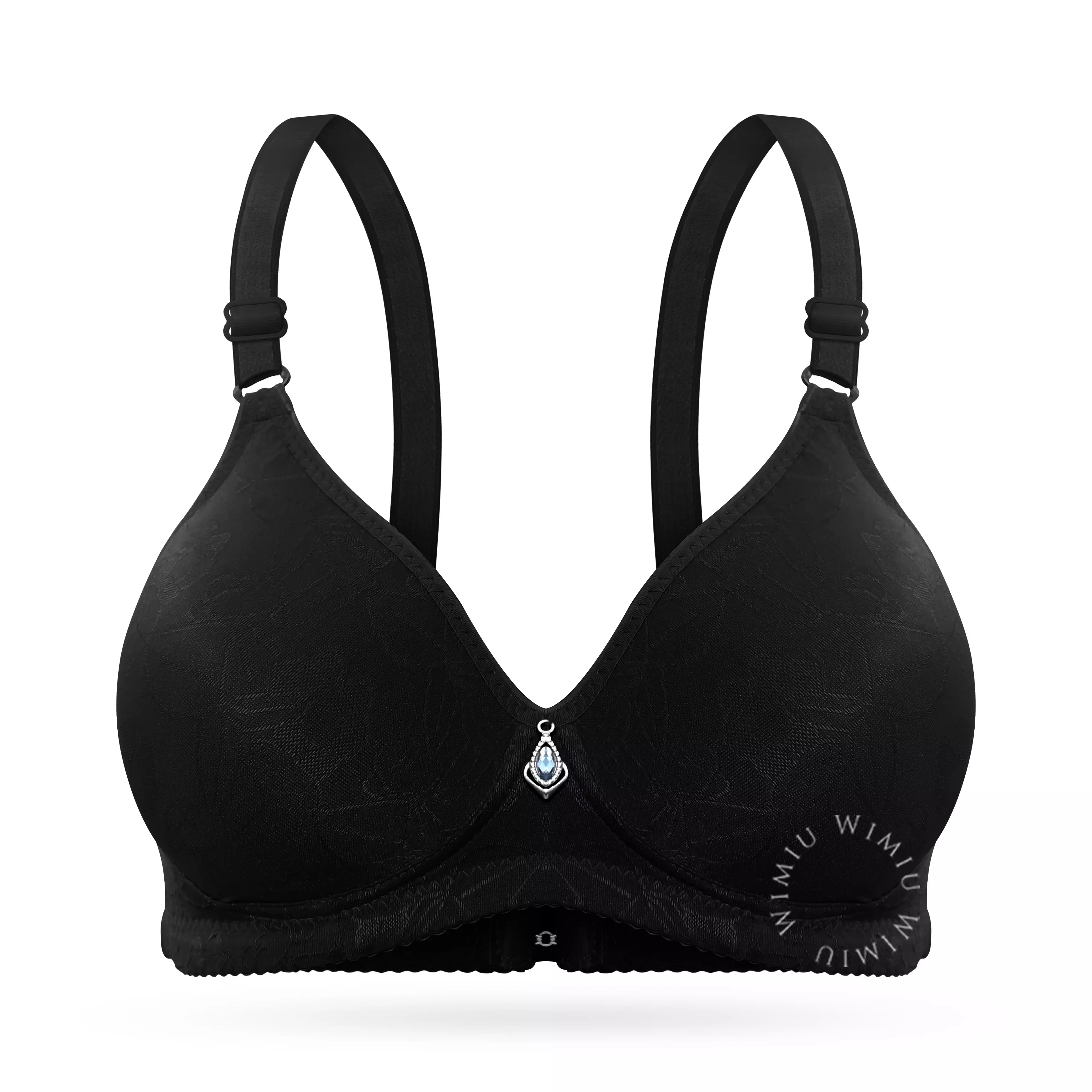 Jual Wimiu Wimiu BH Bra Wanita BH Tanpa Kawat Busa Tipis Motif Garis ...