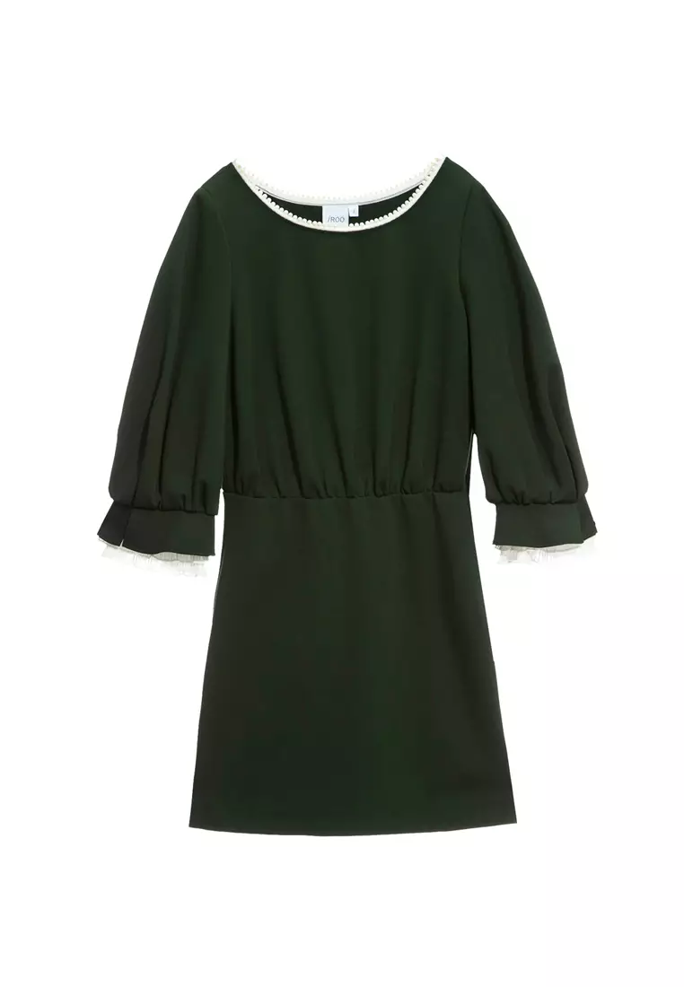 Buy iROO Contrast Detail Short Dress 2025 Online | ZALORA Philippines