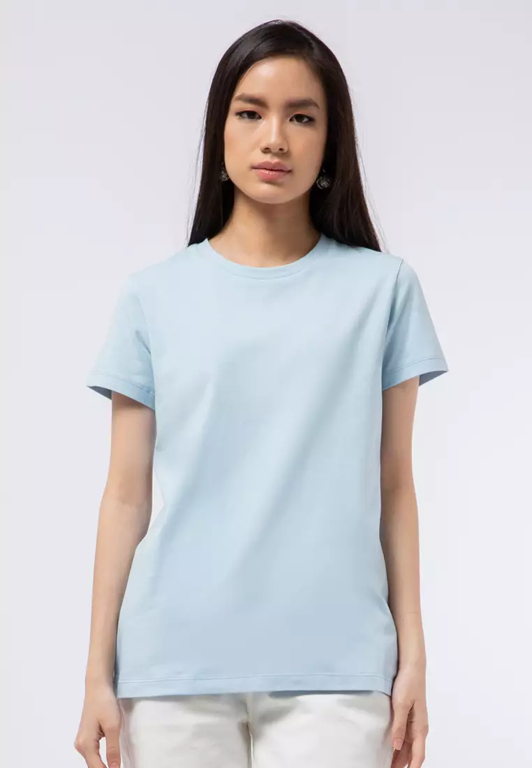 Jual Executive Basic Round Neck Cotton T-Shirt Original 2025 | ZALORA Indonesia