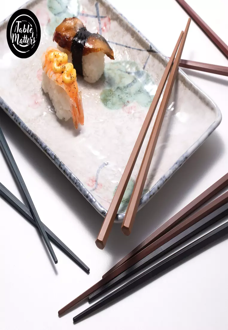 Buy Table Matters Table Matters Porigon - Hexagonal PBT Chopsticks 23cm - Set of 5 (Assorted ...