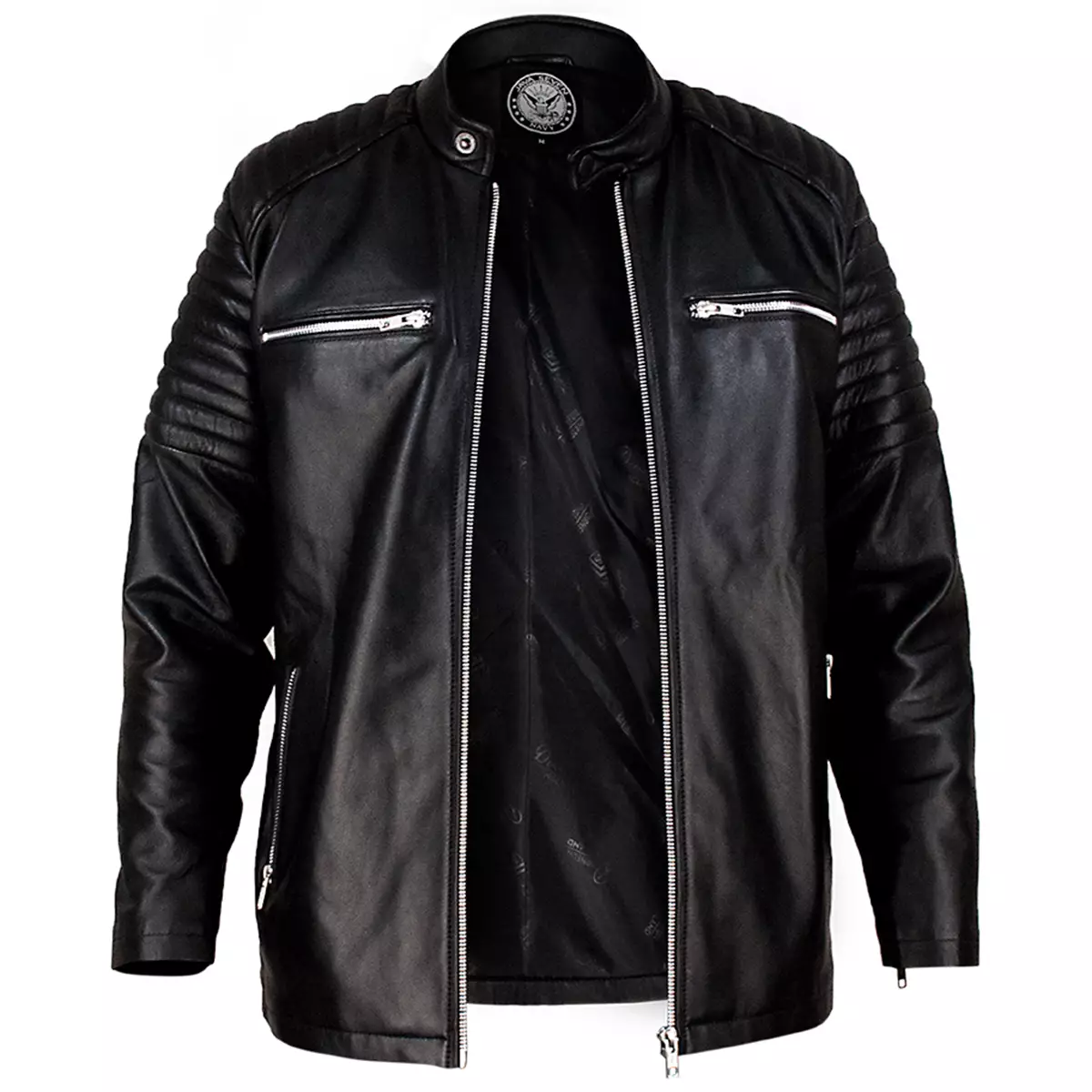 Jual JAVA SEVEN JAVA 7 LEATHER Jaket Pria Kulit Domba Pull Up Hitam ...