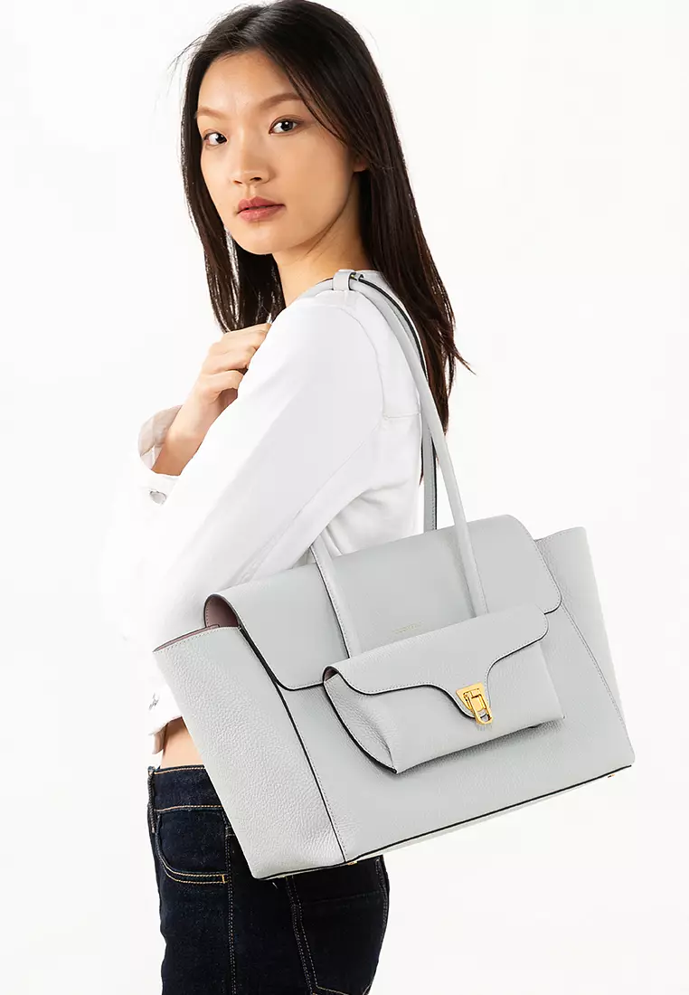 Buy Coccinelle Double Beat Medium Tote Bag Online | ZALORA Malaysia