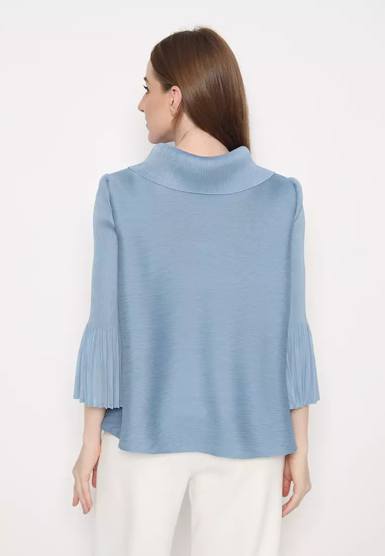 Jual Rupa Arupa Rupa Arupa - Sky Blue Rosabel Pleats Blouse Original ...