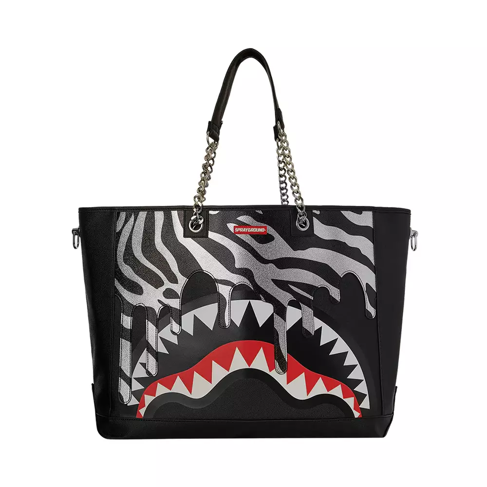 Jual Sprayground Ze Shark Predator Tote Bag Black Original 2025 ...