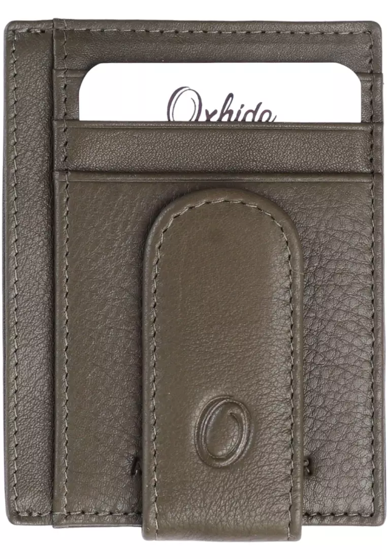Buy Oxhide Money clip Wallet Men Slim-Cardholder -Bifold Thin Wallet ...