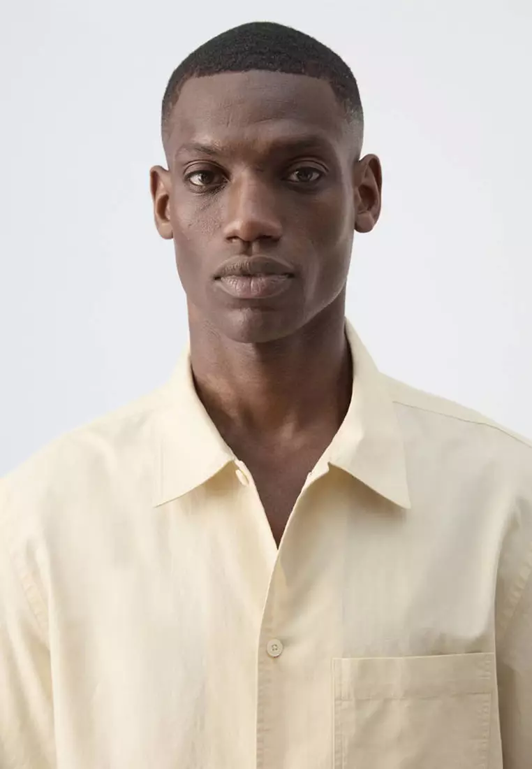 Buy MANGO Man Regular Fit Cotton-Linen Shirt 2026 Online | ZALORA