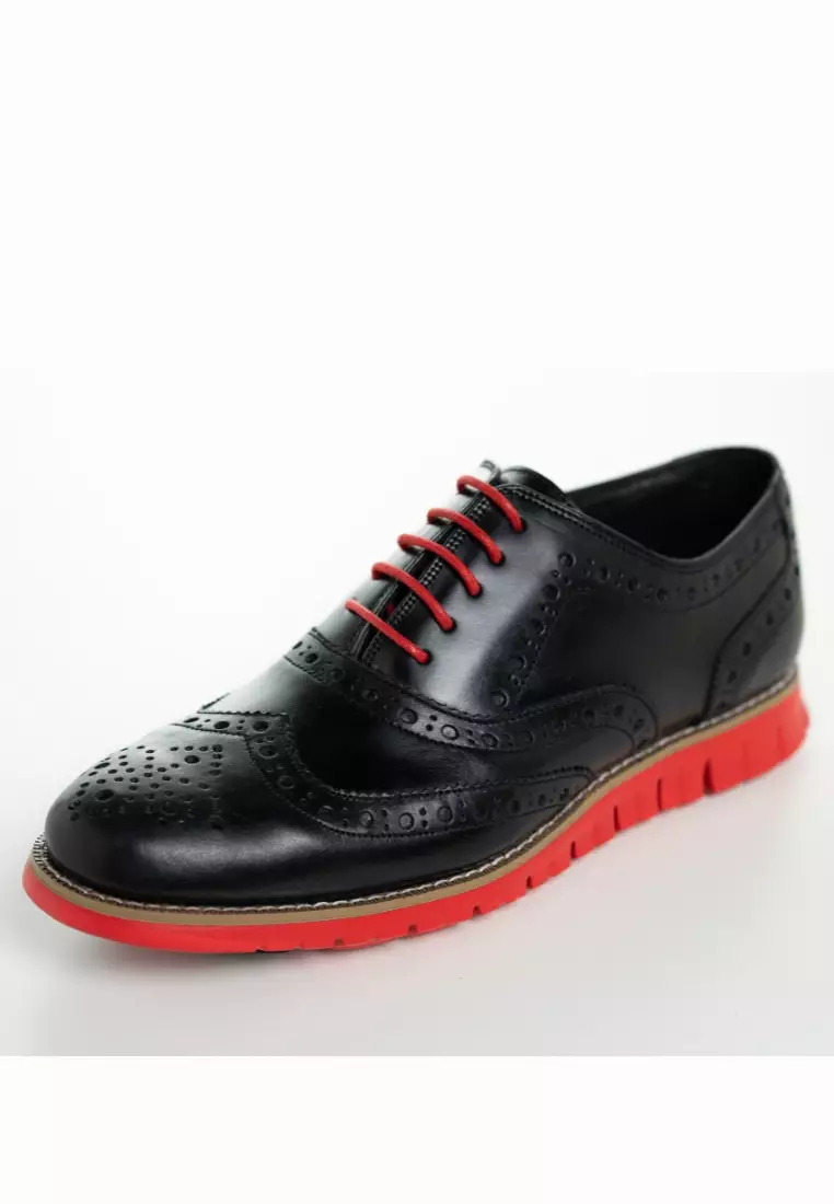 Buy Jirras Jirras Men Wingtip Oxford Shoes Genuine Leather Filipino ...