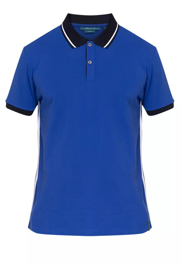 Buy PERRY ELLIS Pique Tape Polo Shirt 2025 Online | ZALORA Philippines