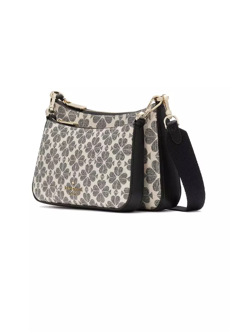 Buy Kate Spade Signature Spade Flower Small Crossbody Black Multi KI372 ...