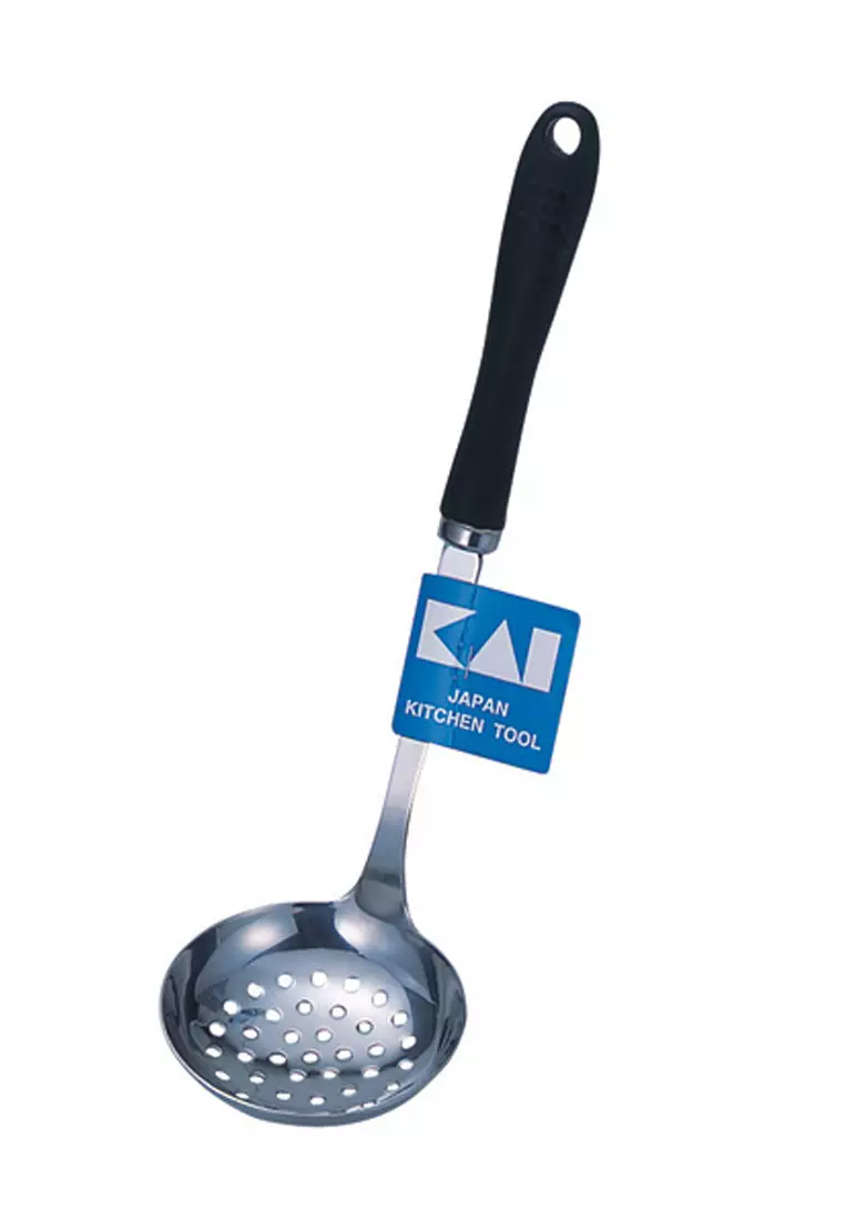 Buy Kai High Heat Resistant Stainless Steel Large Skimmer Ladle ...
