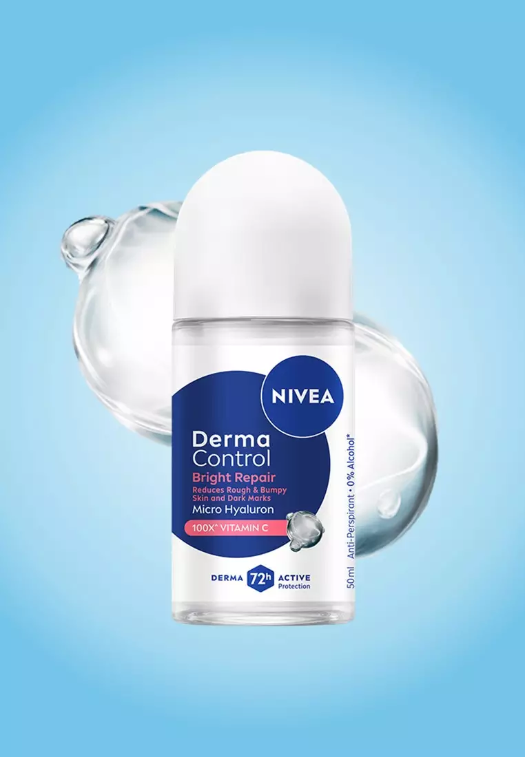 Buy NIVEA Deodorant Derma Control Bright Repair, Anti-Perspirant Roll ...