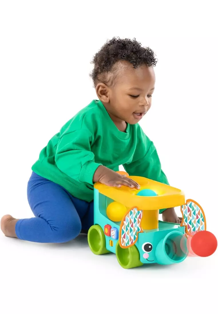 Buy Bright Starts Pop & Roll Safari Bus Ball 2026 Online | ZALORA ...