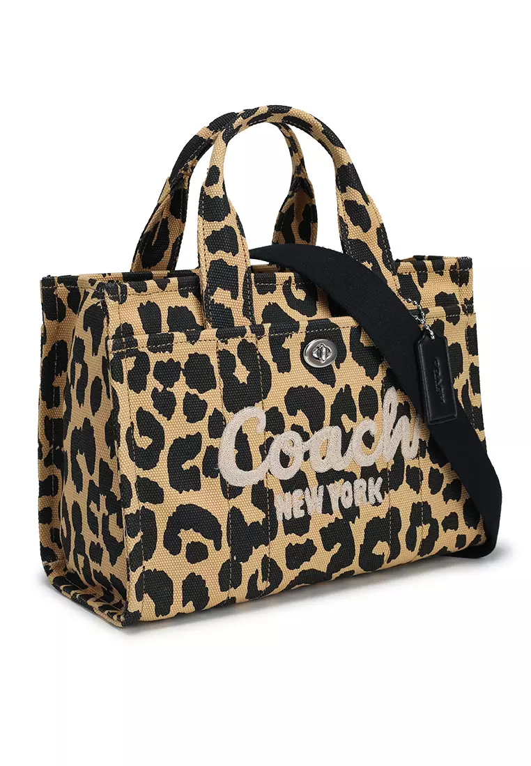 Coach Cargo Tote Bag With Leopard Print 26 (cq) 2025 | Buy Coach Online ...