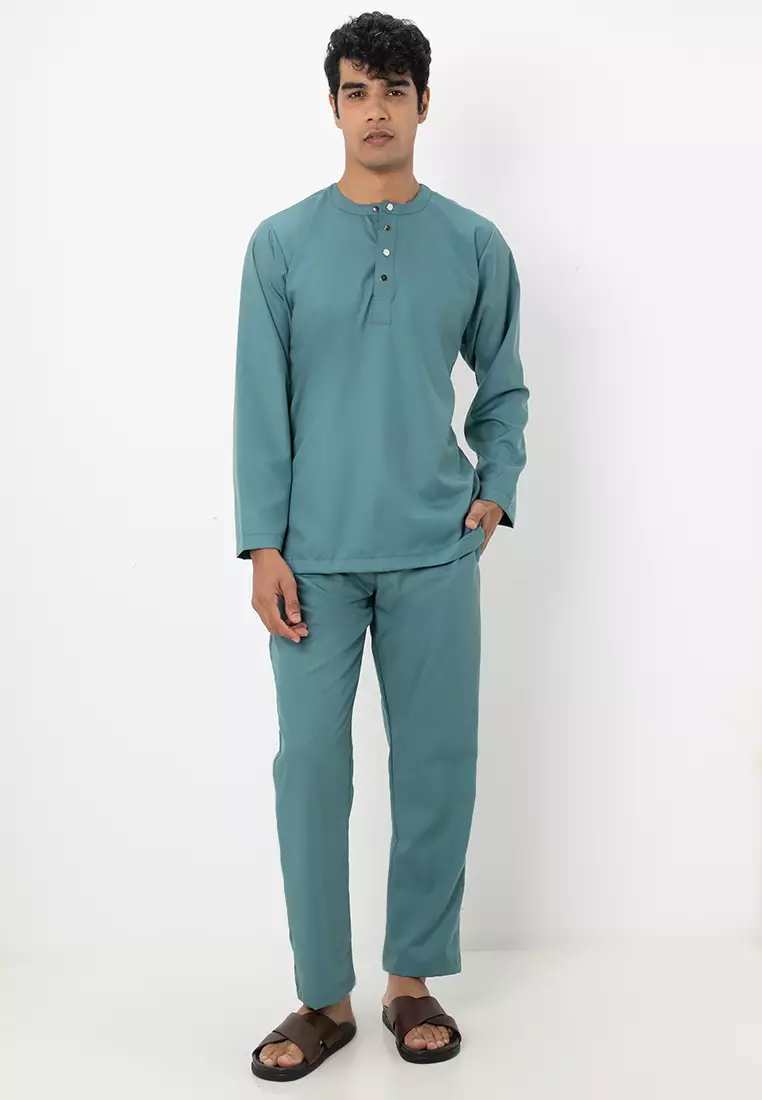 Buy FIDELIO JASPAR Modern Baju Melayu Nehru Collar Online | ZALORA Malaysia