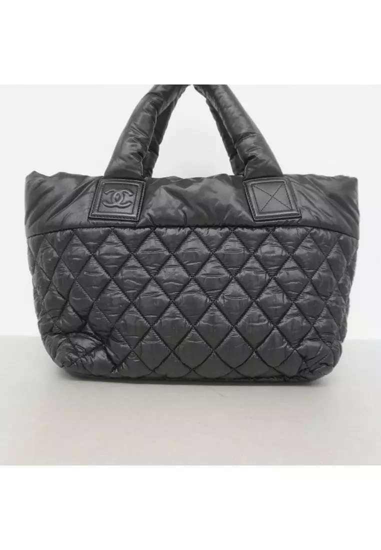 Buy Chanel Pre-Loved Chanel Black Nylon Coco Cocoon Online | ZALORA ...