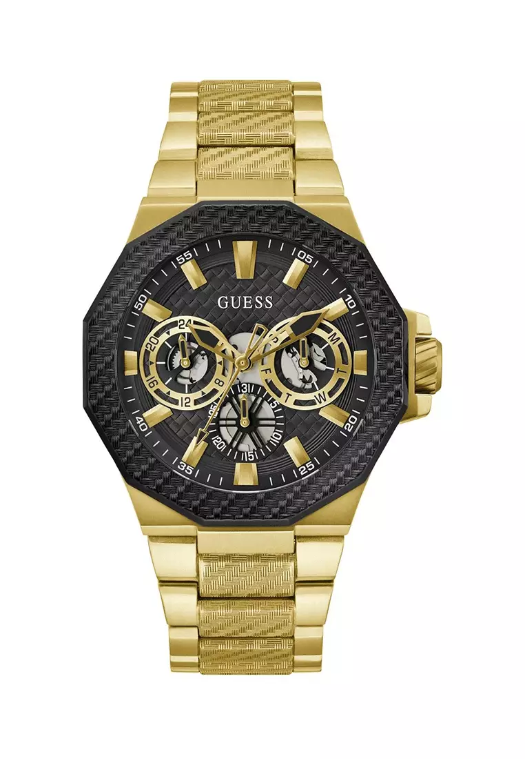 Jual Guess Watch Guess Gents Watch INDY Gold - GW0636G2 Original 2025 ...