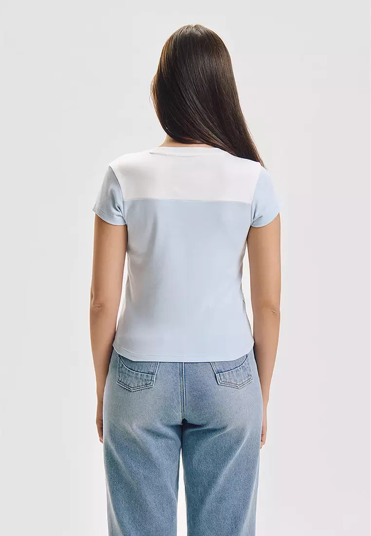 Buy Penshoppe Slim Contrast Color Blocking with Branding 2026 Online ...