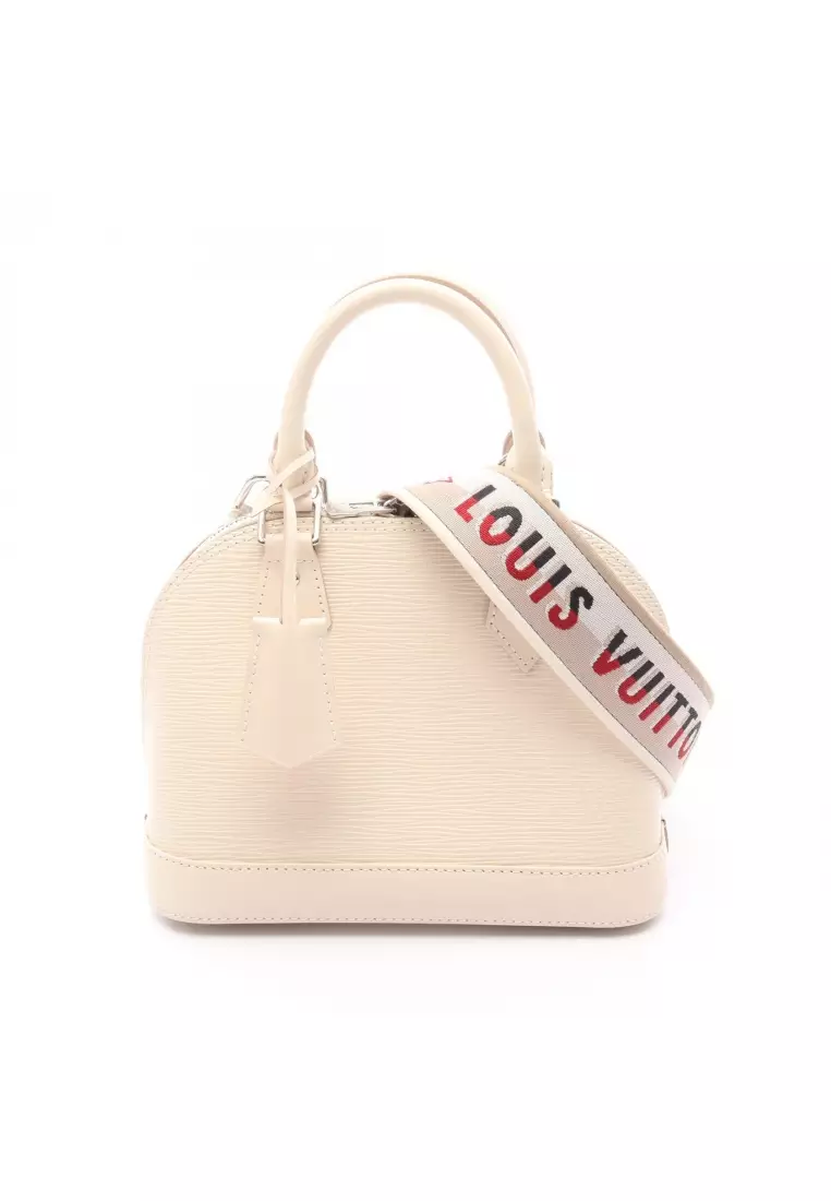 Buy Louis Vuitton Pre-Loved Louis Vuitton Alma BB Epi Quartz Handbag ...
