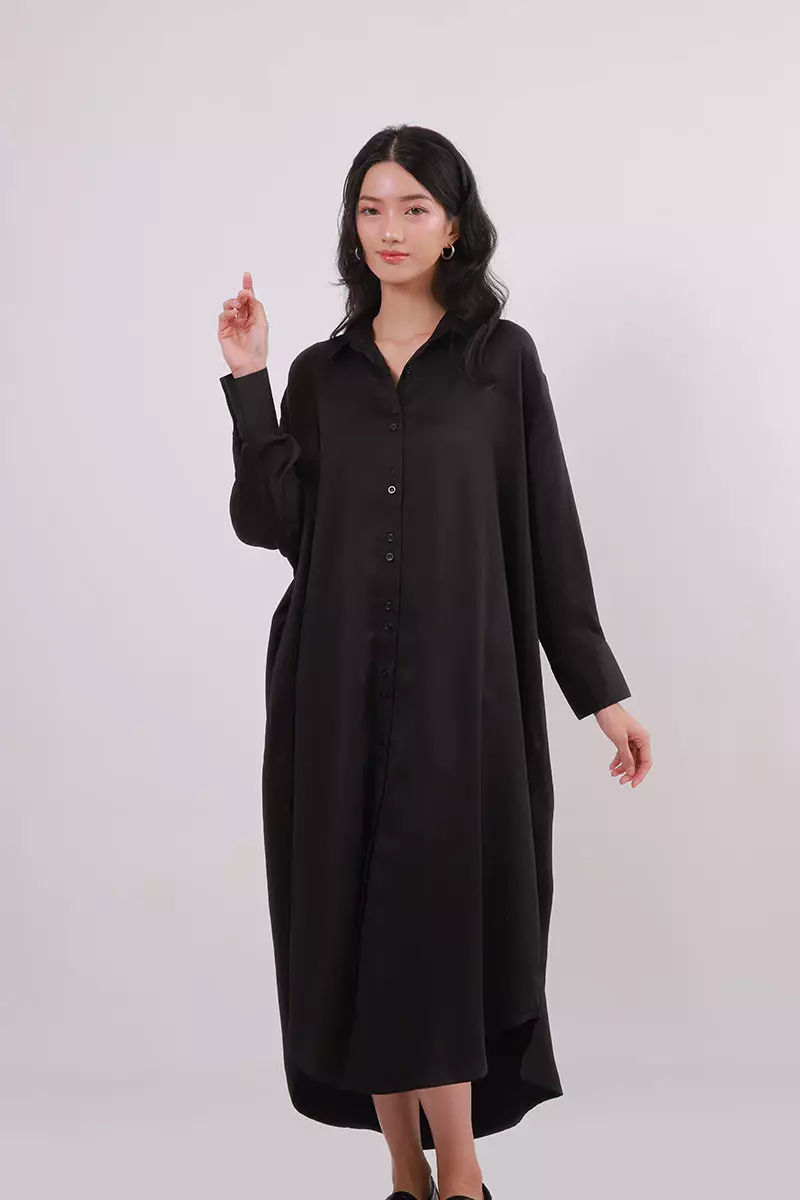 Jual Berrybenka Label Nadea Dress Black Original 2024 | ZALORA Indonesia