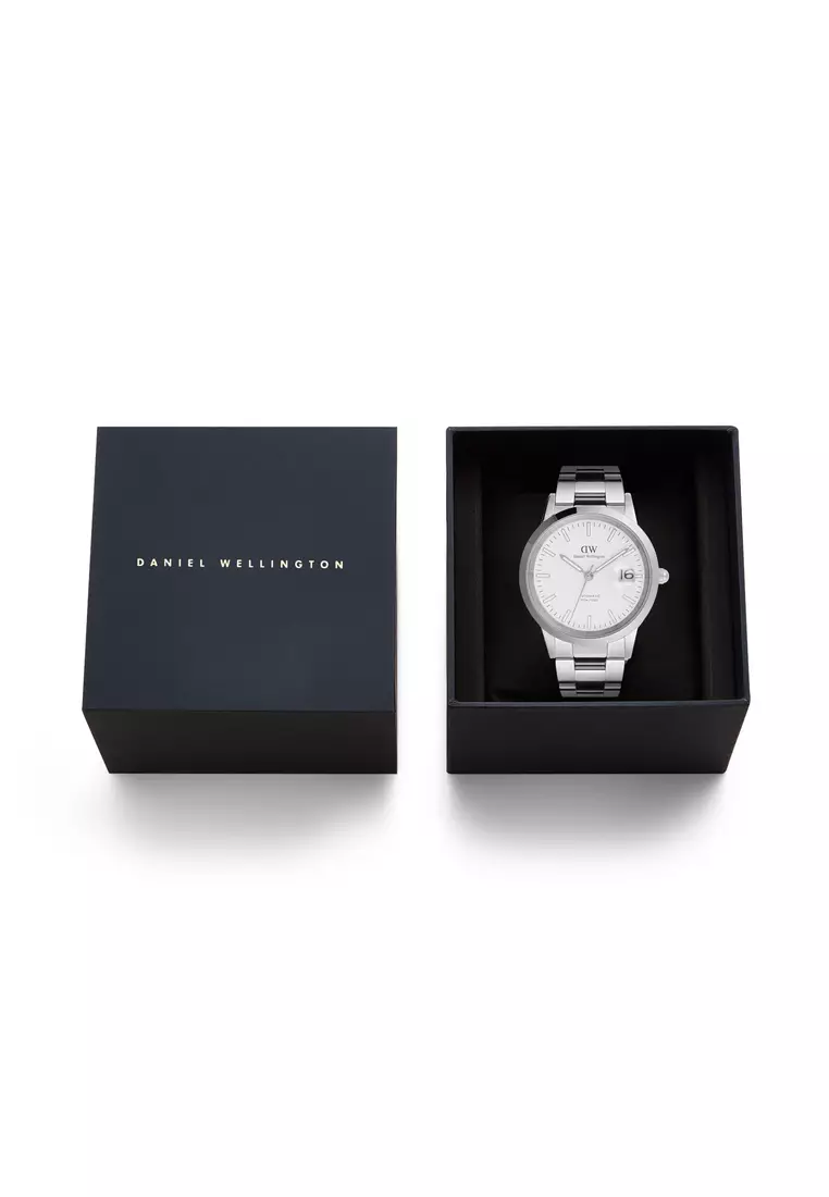 Buy Daniel Wellington Iconic Automatic 40mm Link Silver White - Men Watch Automatic movement ...