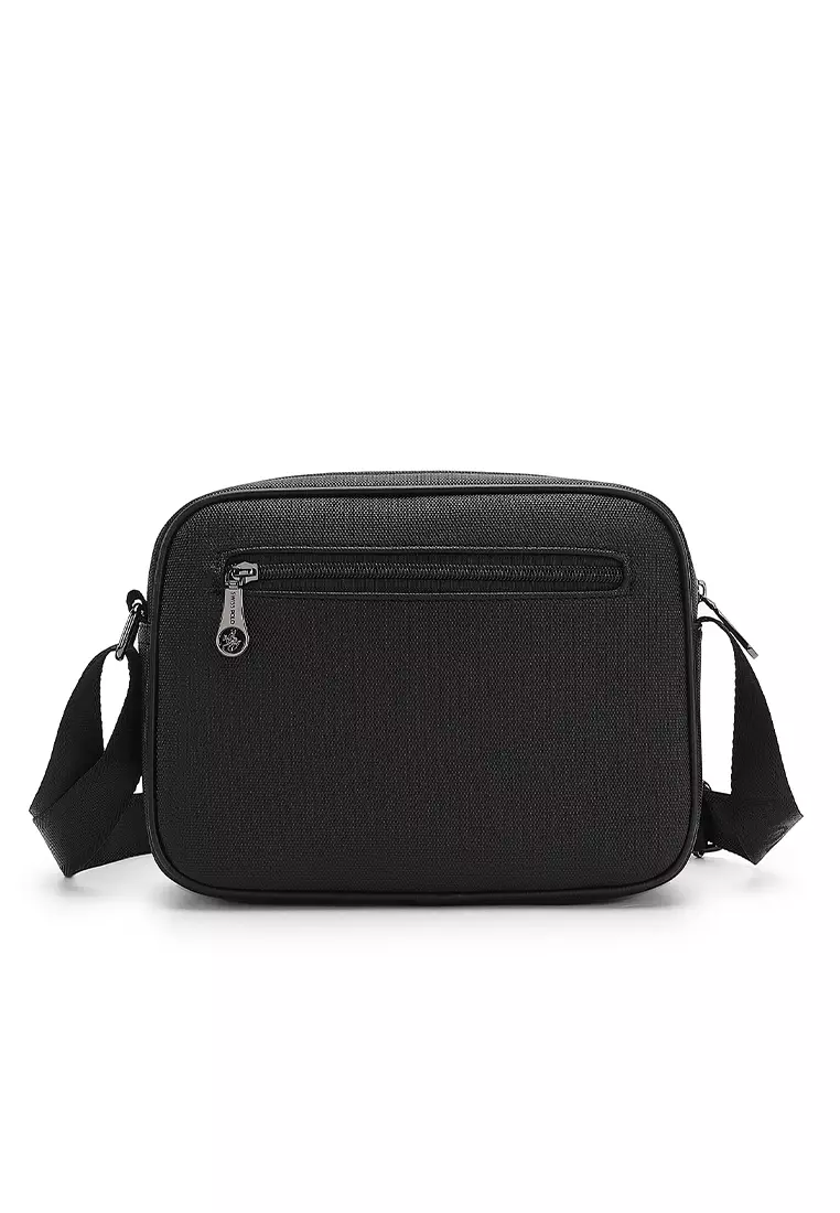 Jual Swiss Polo Men's Sling Bag / Crossbody Bag - Black Original 2026 ...