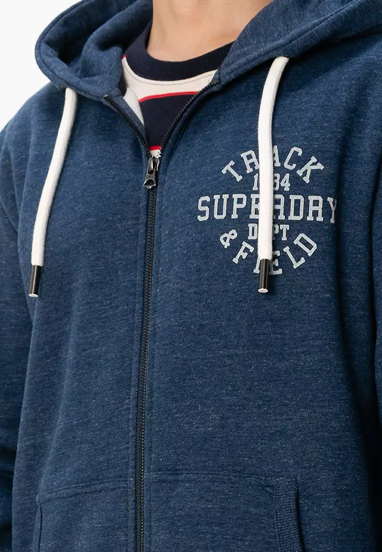 Buy Superdry Athletic College Graphic Zip Hoodie 2024 Online | ZALORA ...