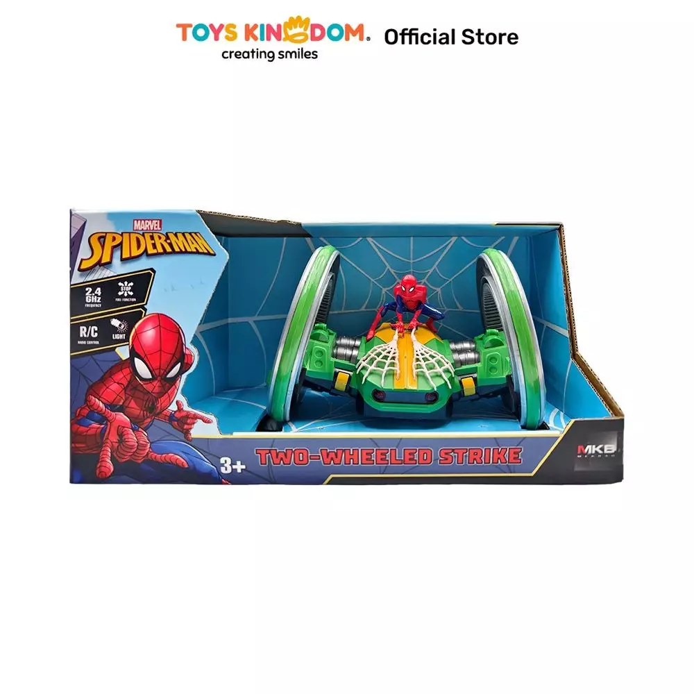 Jual TOYS KINGDOM TOP GEAR MKB TWO WHEELED STRIKE SPIDERMAN 2 ROUNDS ...