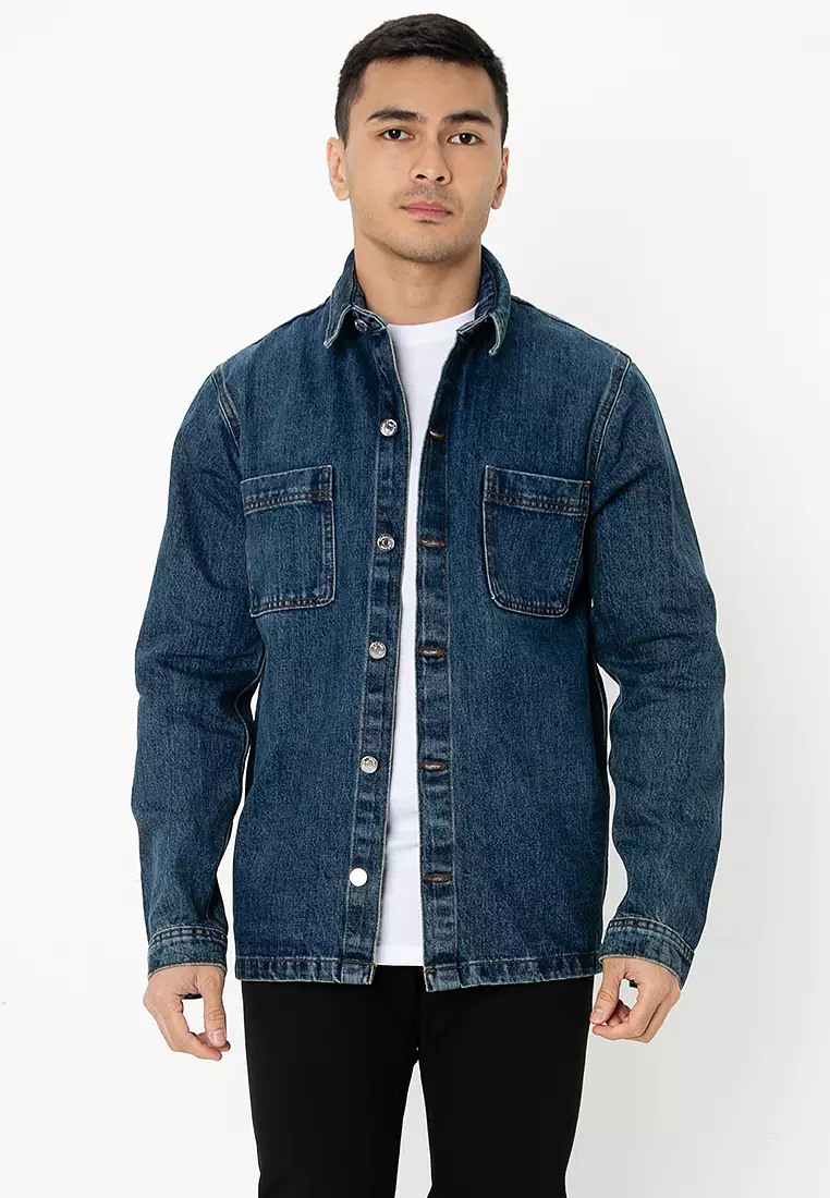Buy Denim Project Denim Overshirt Online | ZALORA Malaysia