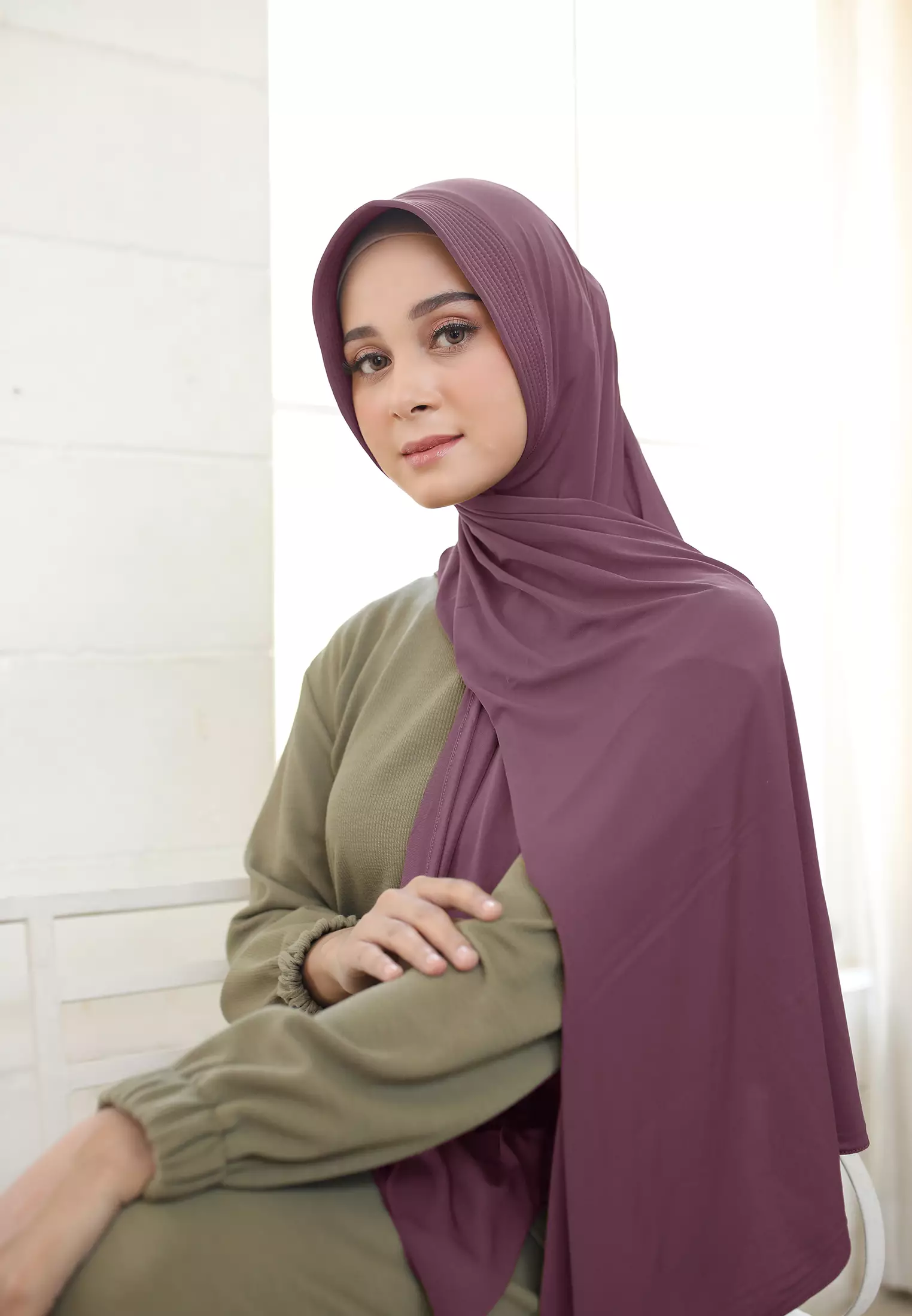 Jual COTTON BEE Cotton Bee - Pashmina Instan Pad Oval Jersey Original 2025 | ZALORA Indonesia
