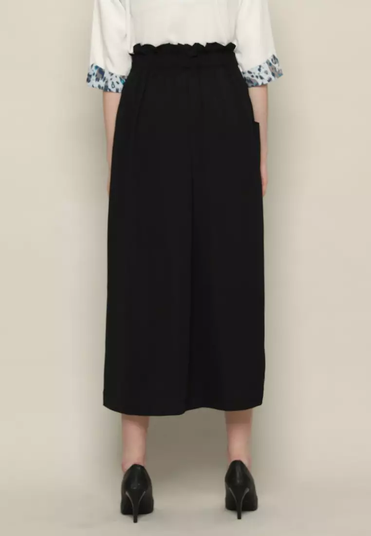 Jual FAME FAME - Rok Flowy Wanita Panjang Hitam - 9310110 Original 2024 ...