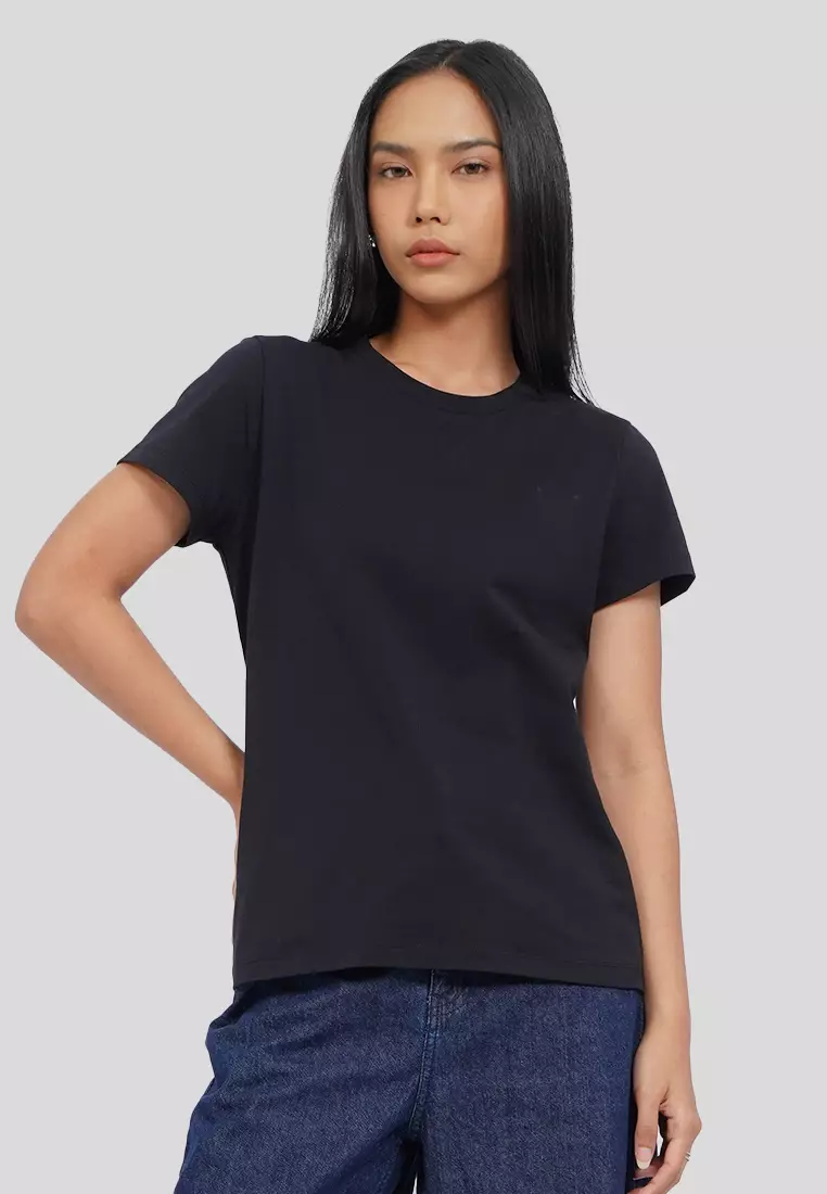 Jual Executive Basic Round Neck Cotton T-Shirt Original 2025 | ZALORA Indonesia