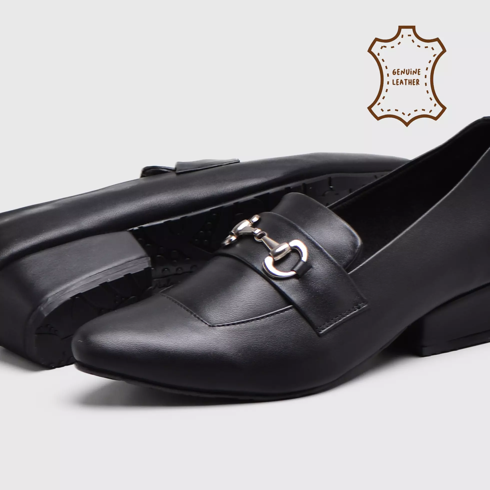 Jual Adorableprojects Zwette Mini Heels Genuine Leather Black Original ...