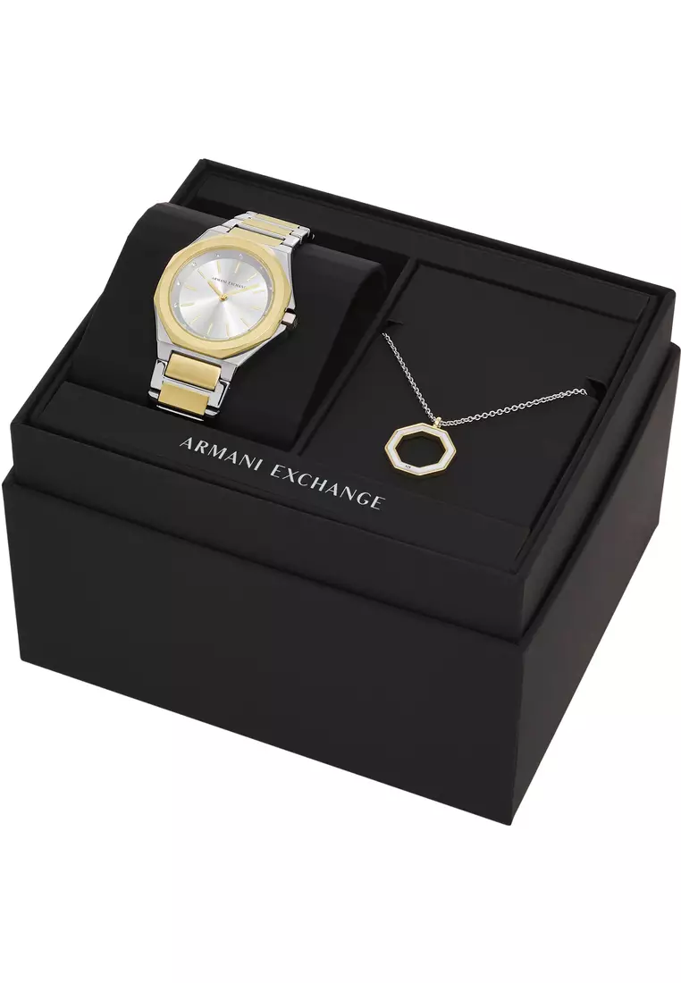 Buy Armani Exchange Armani Exchange Women's Analog Watch ( AX7161SET ...