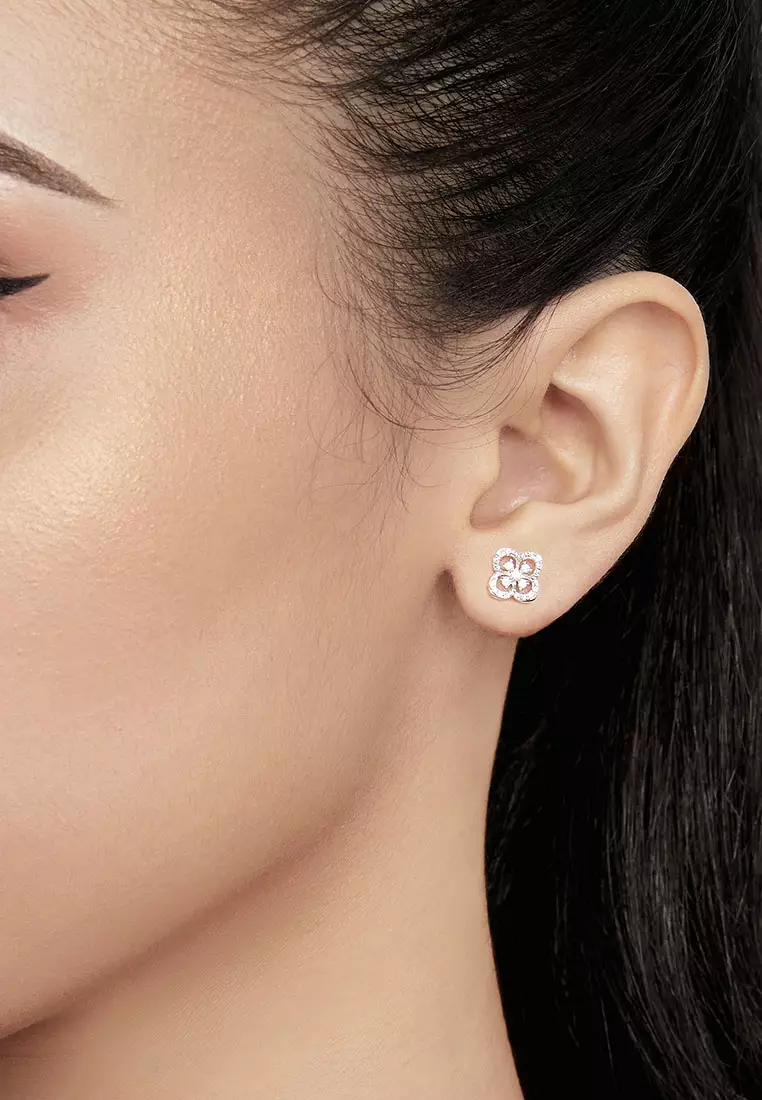 Buy HABIB HABIB Corey Diamond Earrings 2025 Online | ZALORA Philippines