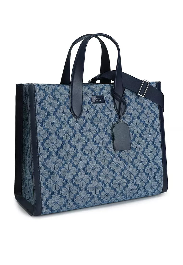 Buy kate spade new york Spade Flower Jacquard Denim Manhattan Large ...