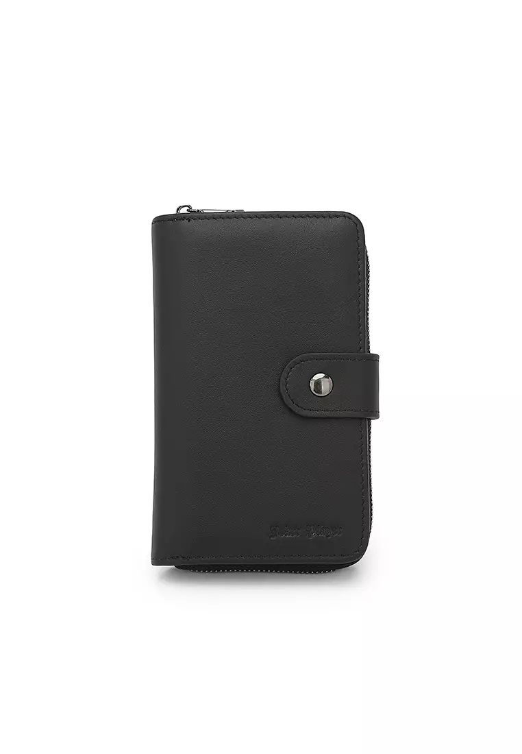 Buy Joker Player Unisex Genuine Leather RFID Blocking Wallet - Black ...