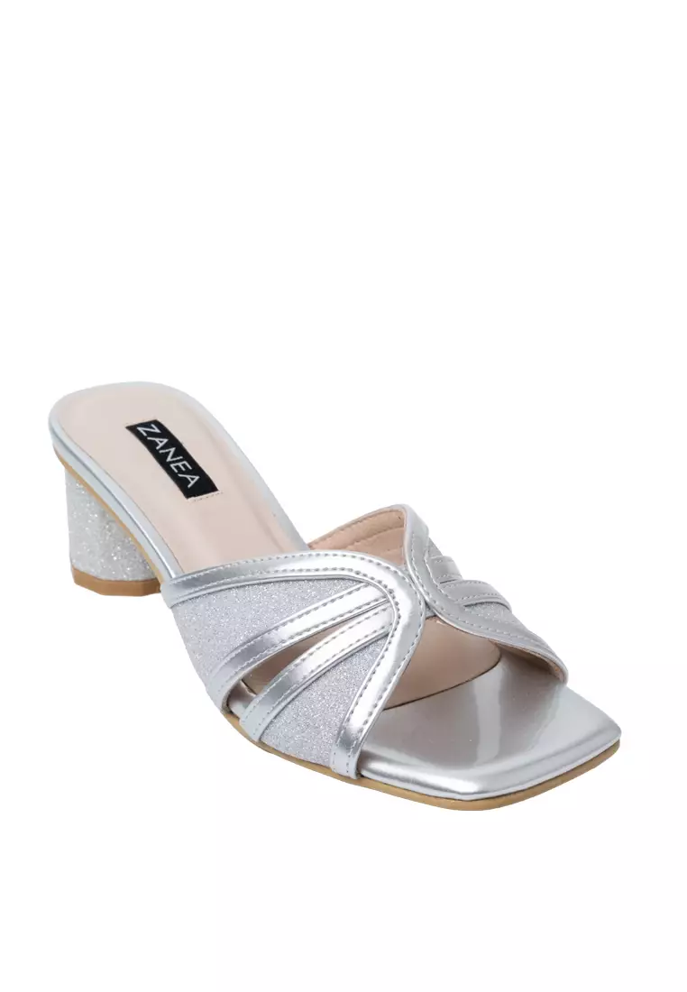 Buy Zanea Shoes Polina Mules (Silver) 2026 Online | ZALORA Philippines