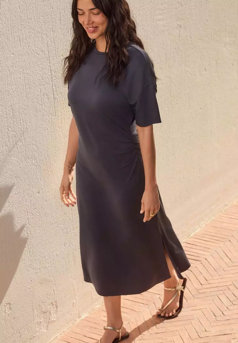 Buy NEXT Tencel™ Midi T Dress Online | ZALORA Malaysia