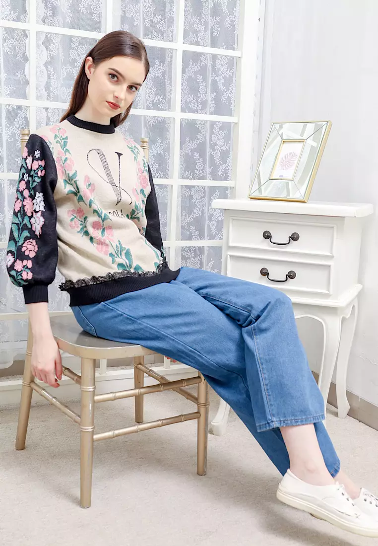 Jual VISOLA Visola Black Anniversary Edition Knitwear Original 2024 ...