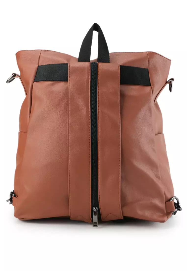 Jual LOLINI Megan Backpack Brown Original 2024 | ZALORA Indonesia