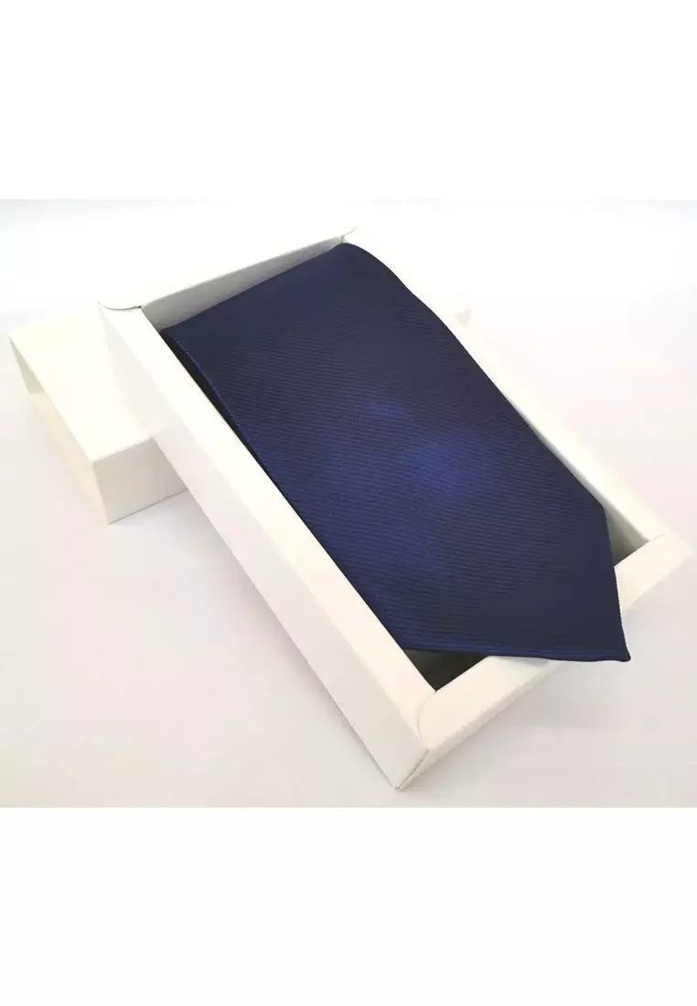 Buy Jackbox [FREE Tie Clip + Gift Box] Men's Necktie Plain Colour ...