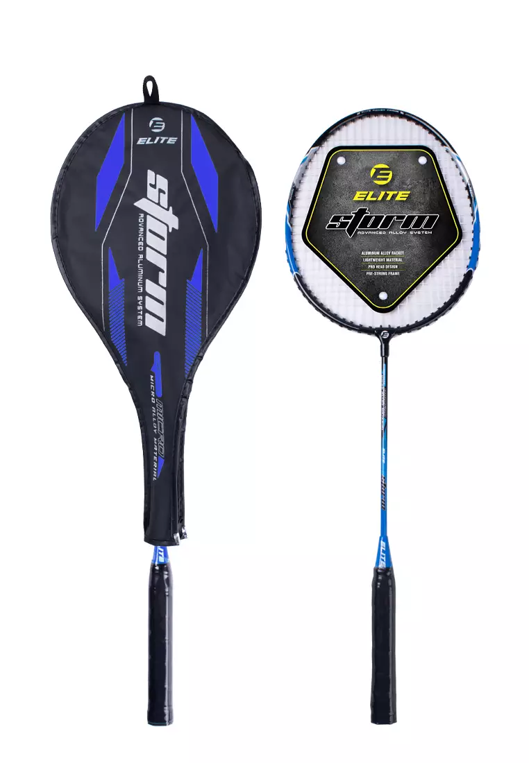 Buy Elite Elite Storm Badminton Racket - Blue/Black 2025 Online ...
