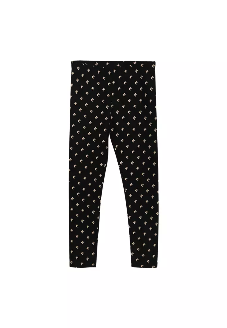 Buy Barbie Barbie Girls Basic Silo All-Over Print Leggings - Black 2025 ...