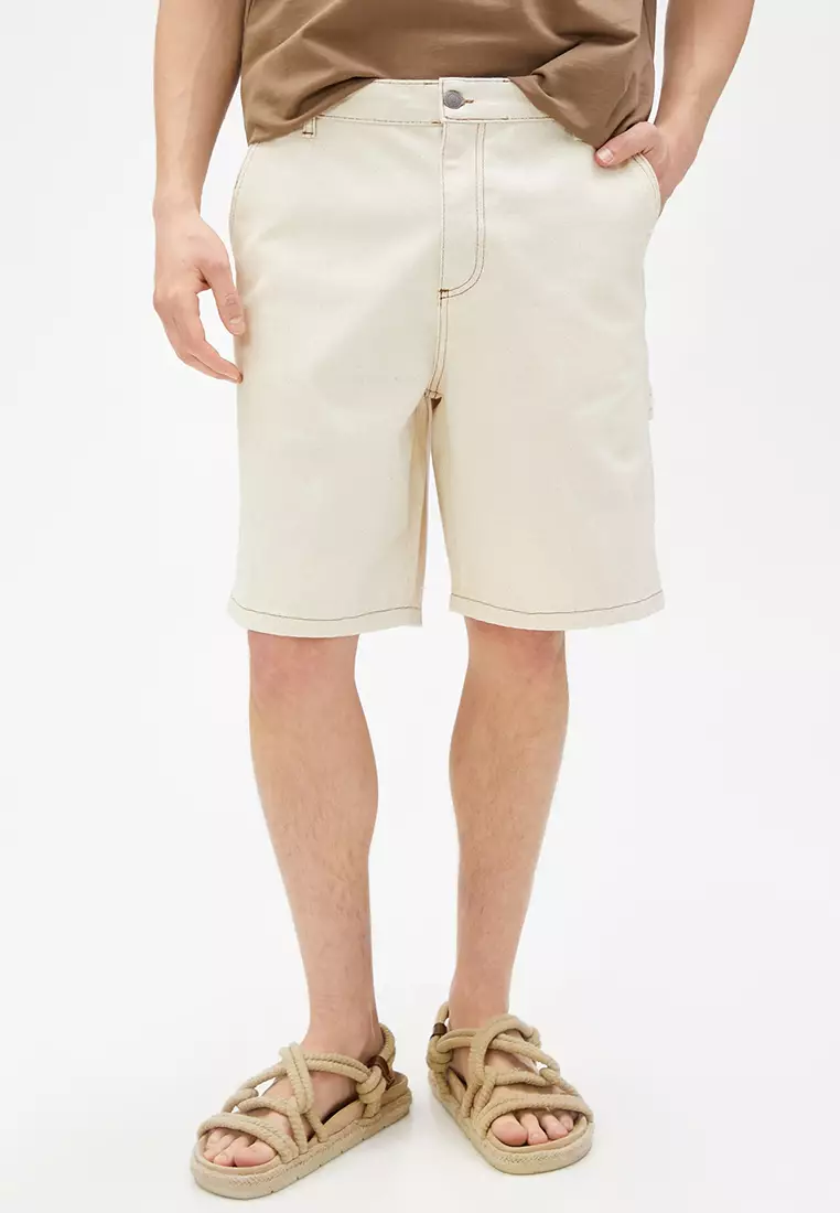 Buy KOTON Seam Cargo Shorts Online | ZALORA Malaysia