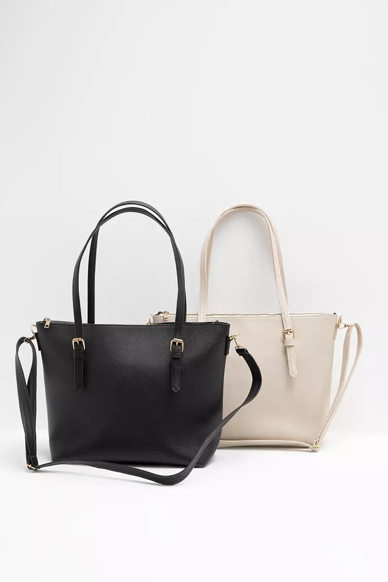 Jual Berrybenka Label Tekka Viona Tote Bag Black Original 2026 | ZALORA ...