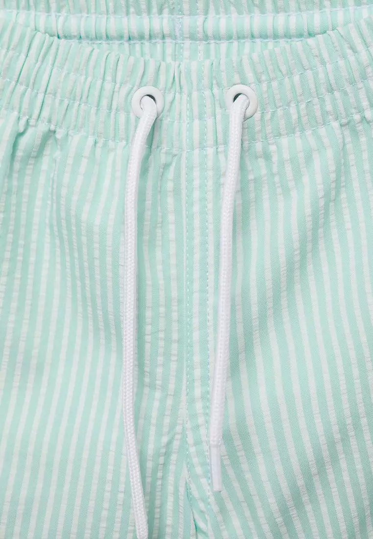 Jual MANGO BABY Striped Drawstring Swim Shorts Original 2025 | ZALORA Indonesia