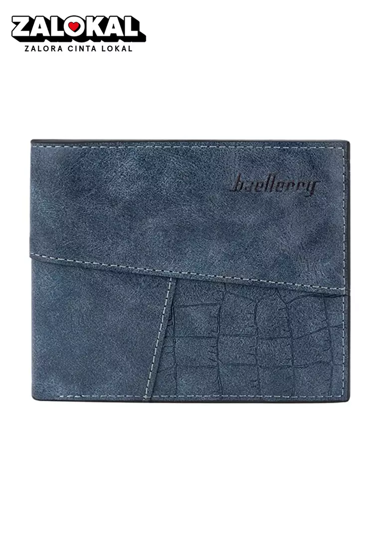 Jual Baellerry Dompet Pria Pendek D3031 RFID Protect Bahan Kulit PU ...