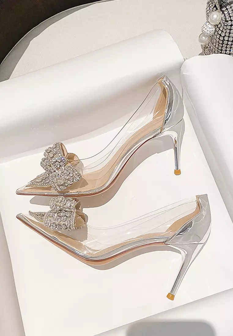 Buy Twenty Eight Shoes VANSA Pointed Toe Rhinestone Bow High Heel Pumps ...