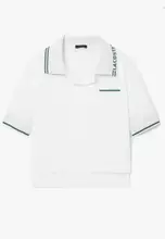 Buy Lacoste Runway Logo Collar Oversized Popover Shirt 2026 Online | ZALORA